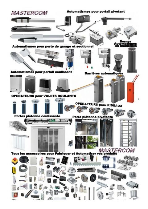 Pièces détachées pour portails et automatismes